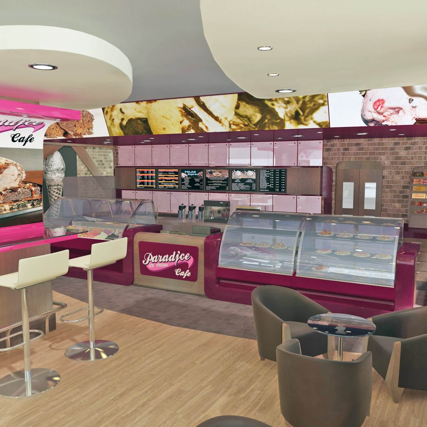 Paradice Ice Cream Shop - 3D Model by TheBeachMarket