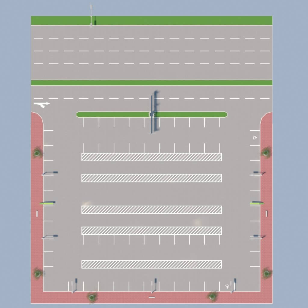 Parking Area - 3D Model by TheBeachMarket