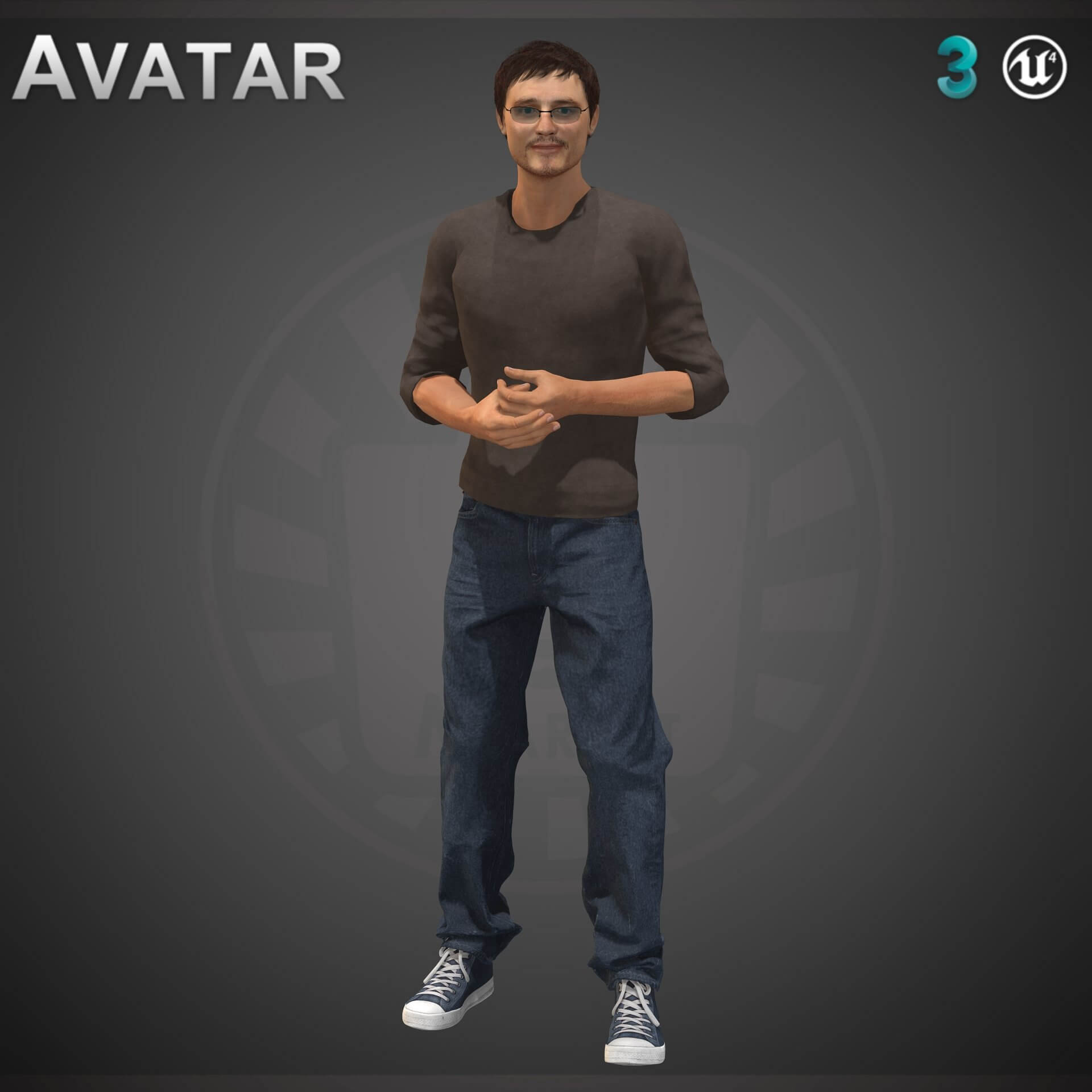 Pedro Pascal - 3D Model by TheBeachMarket