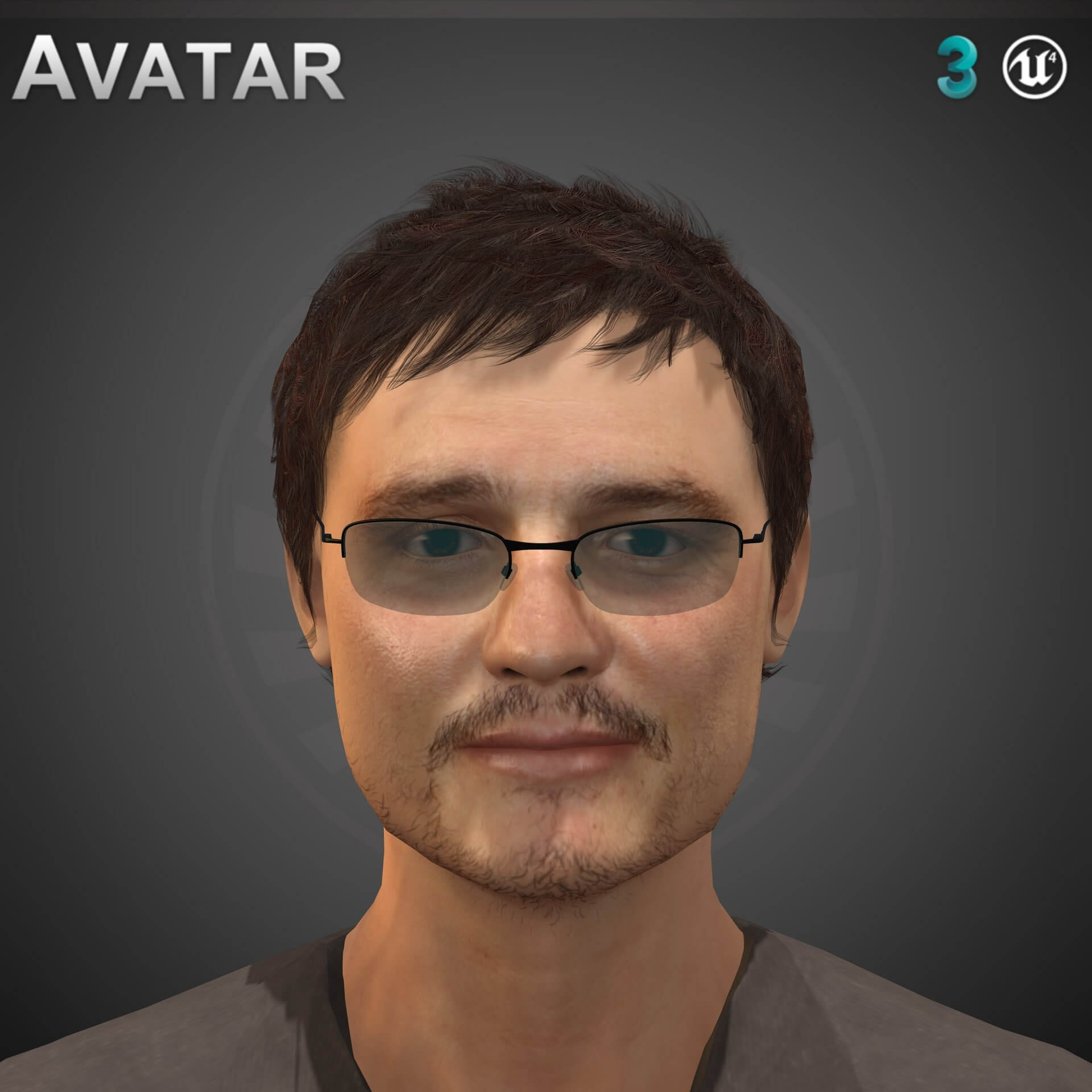 Pedro Pascal - 3D Model by TheBeachMarket