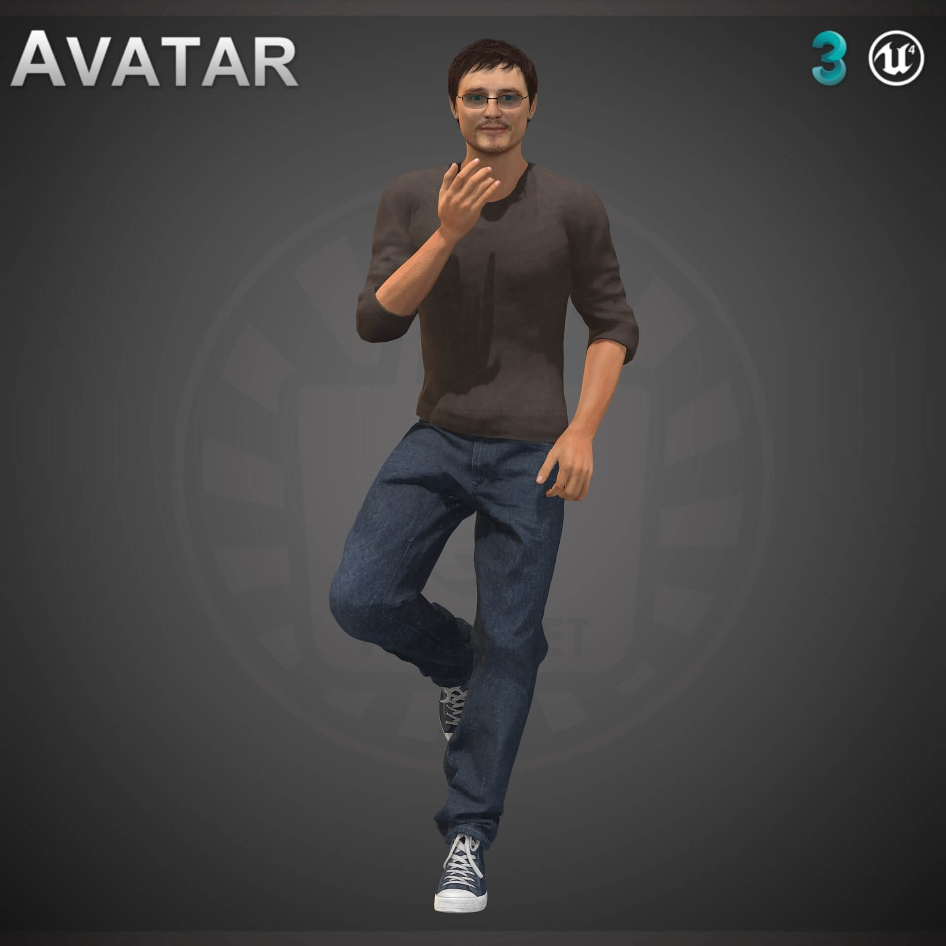 Pedro Pascal - 3D Model by TheBeachMarket