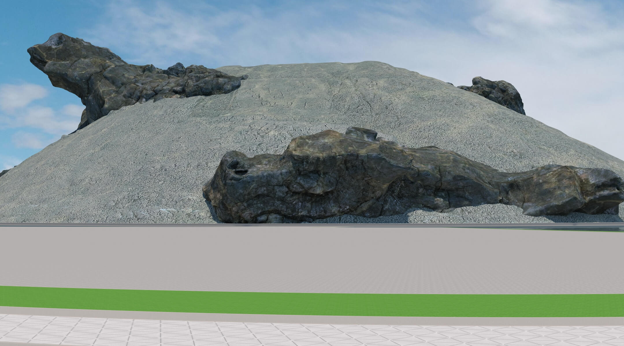 Pyramidia Island - 3D Model by TheBeachMarket