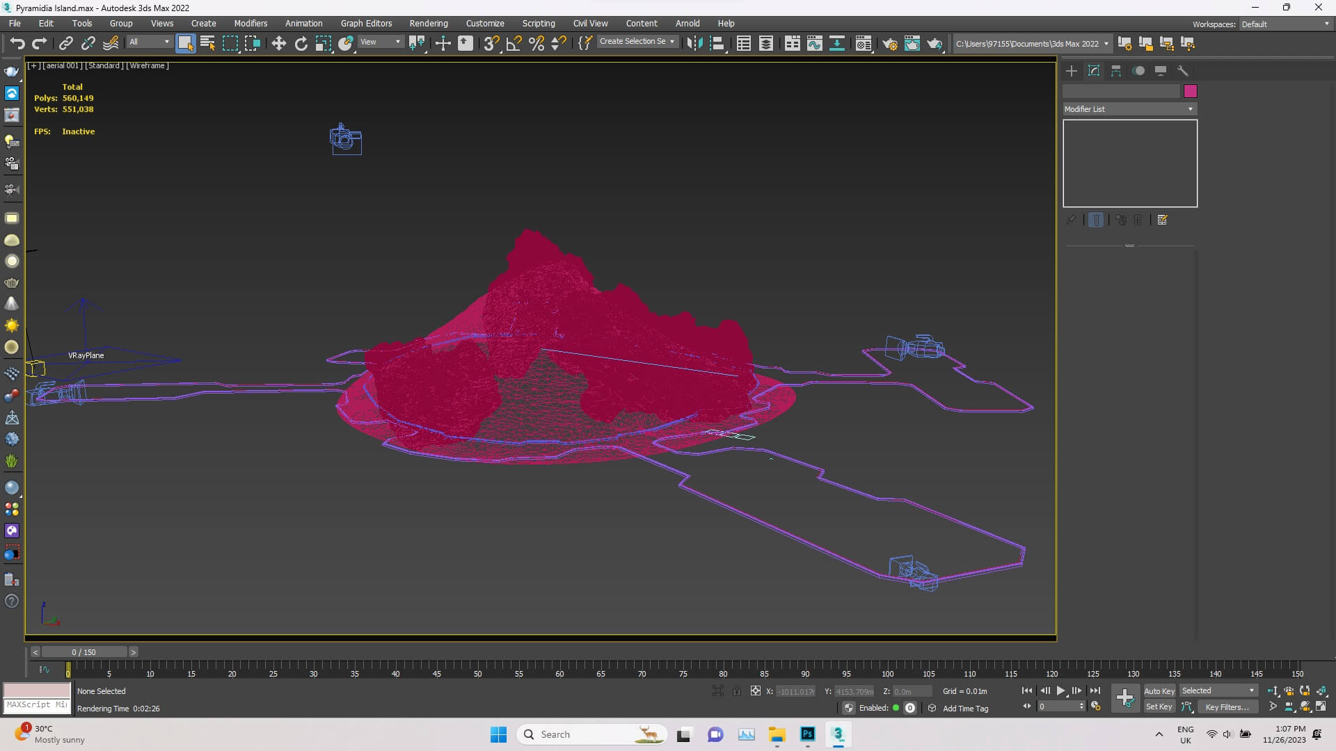 Pyramidia Island - 3D Model by TheBeachMarket