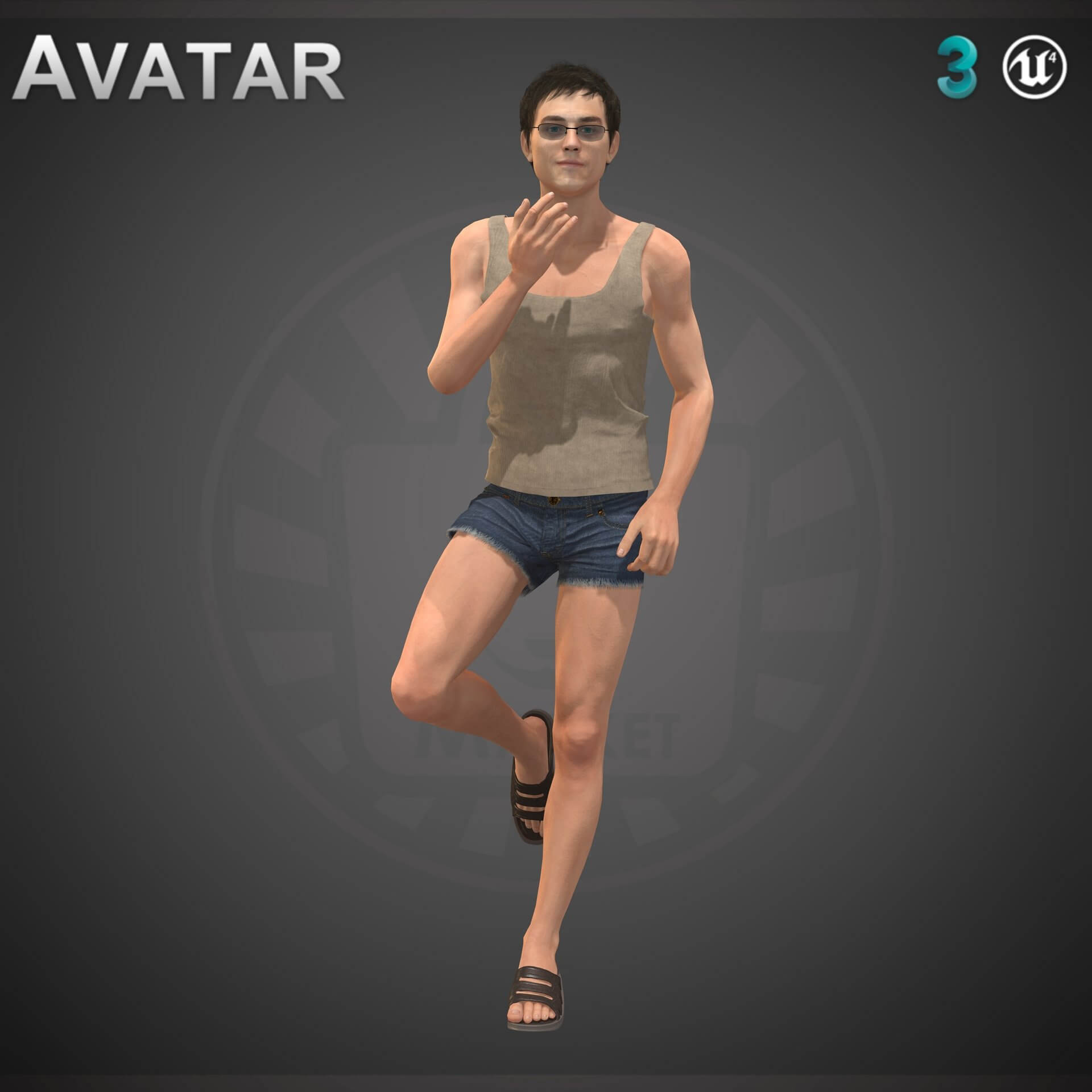 Rami Malek - Free 3D Model by TheBeachMarket