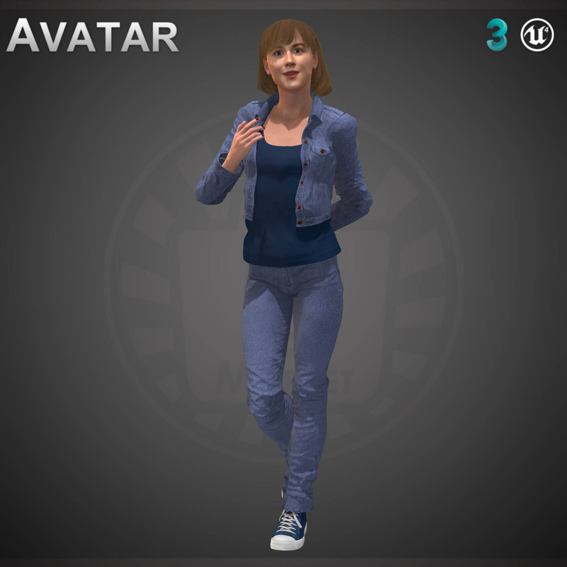 Saoirse Ronan - 3D Model by TheBeachMarket