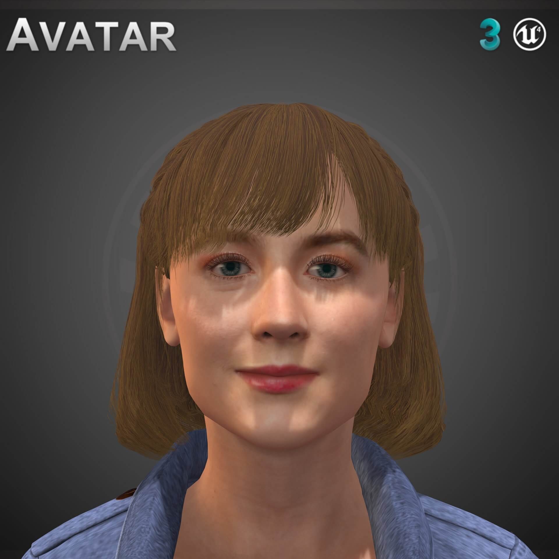 Saoirse Ronan - 3D Model by TheBeachMarket