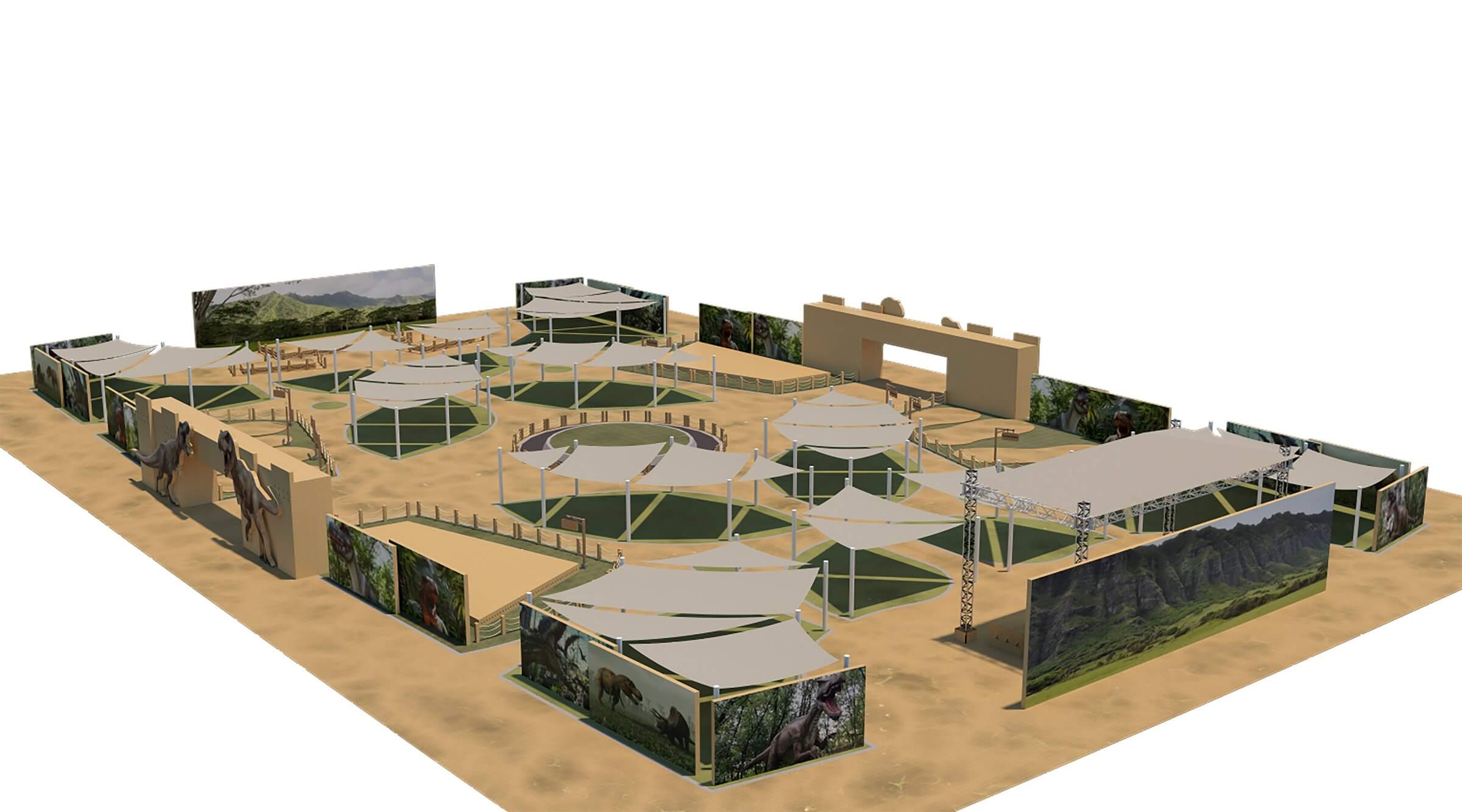 The Dino Market - 3D Model by TheBeachMarket