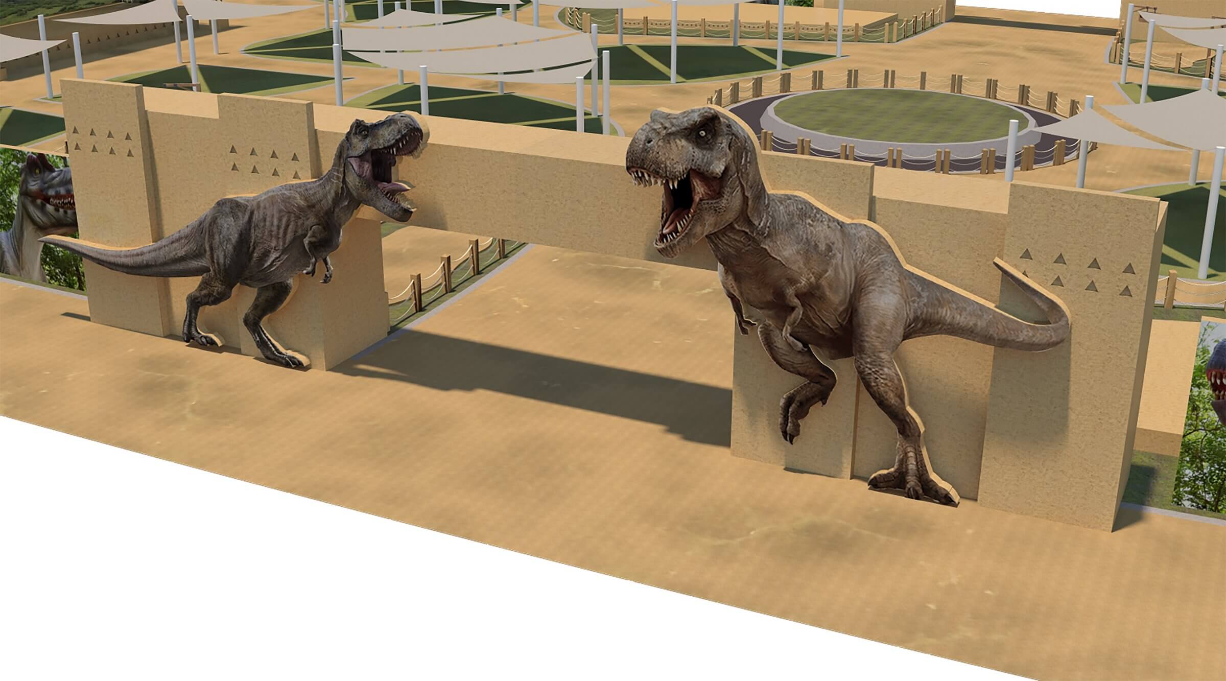 The Dino Market - 3D Model by TheBeachMarket