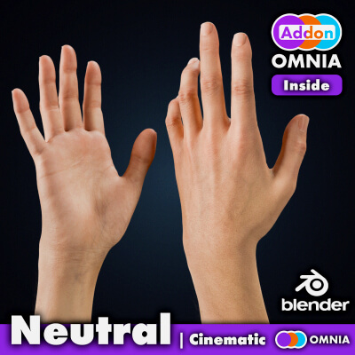 Realistic Neutral Arms - Cinematic Edition 3D Model by TheCatEmpire