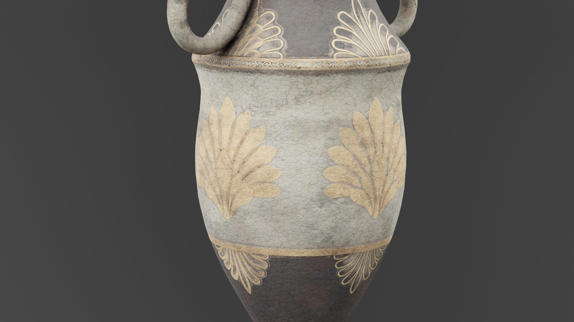 Ancient Golden Urn - 3D Model by thedazking