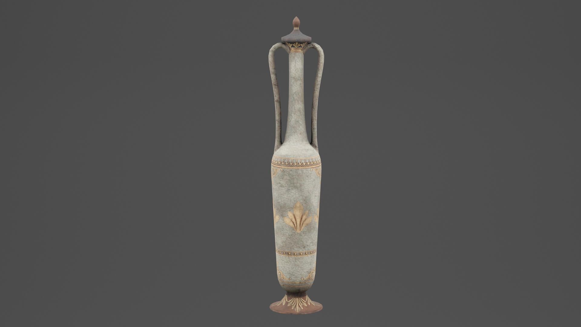 Ancient Pottery Urn - 3D Model by thedazking