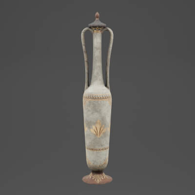 Ancient Pottery Urn - 3D Model by thedazking