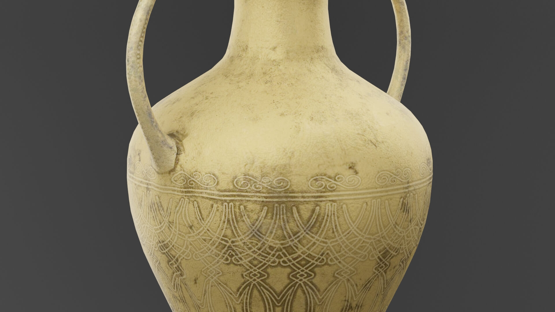 Ancient Golden Urn - 3D Model by thedazking