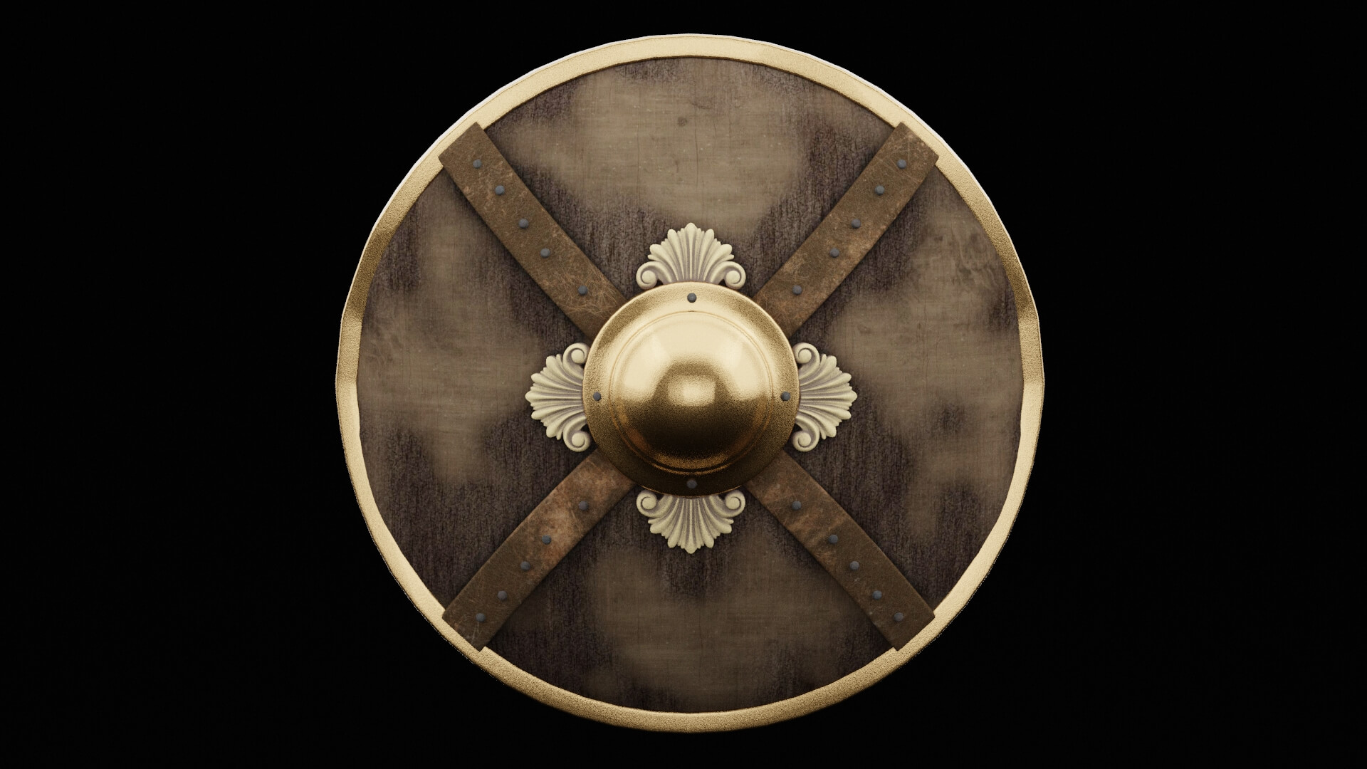 Ancient War Shield - 3D Model by thedazking