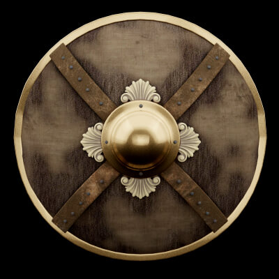 Ancient War Shield - 3D Model by thedazking