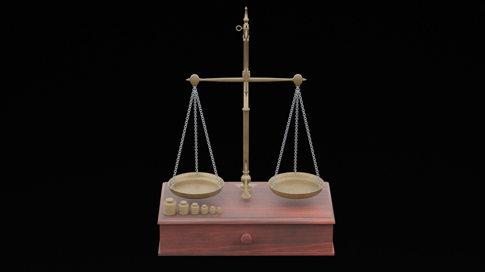 Antique Scales - 3D Model by thedazking