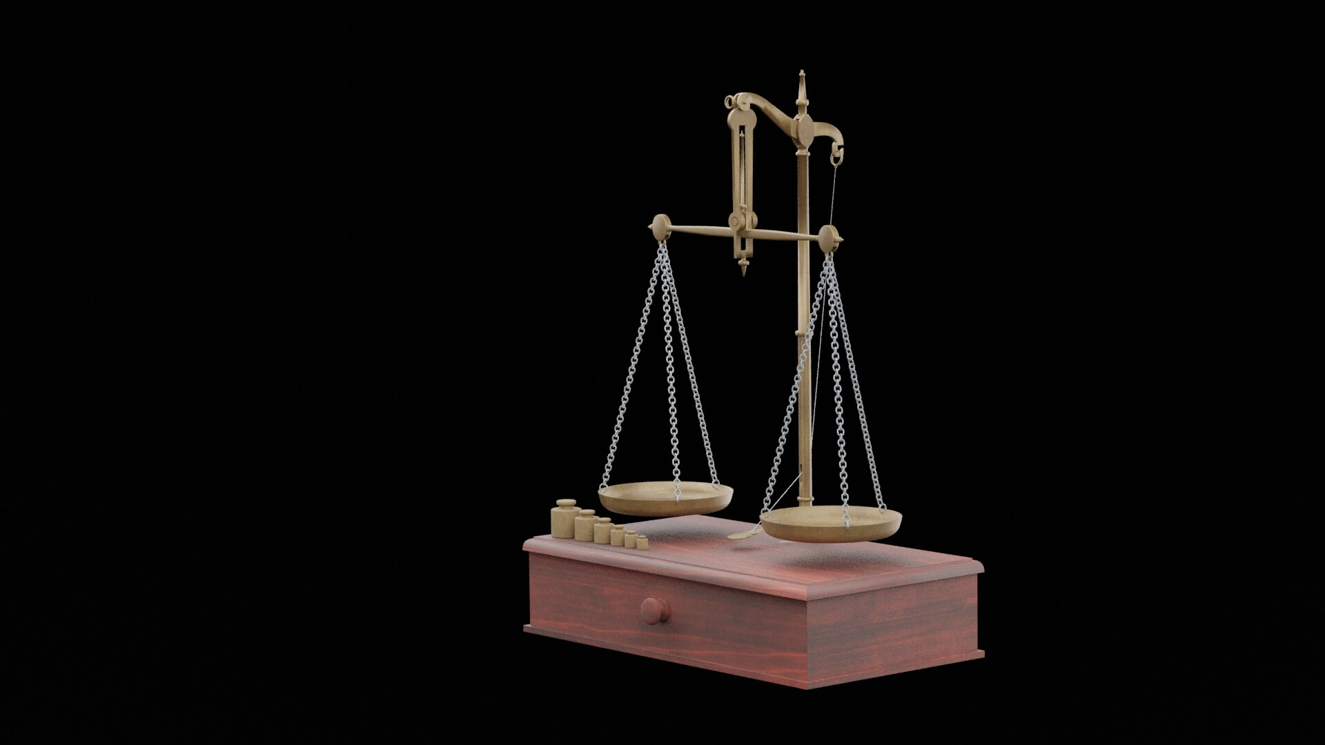 Antique Scales - 3D Model by thedazking