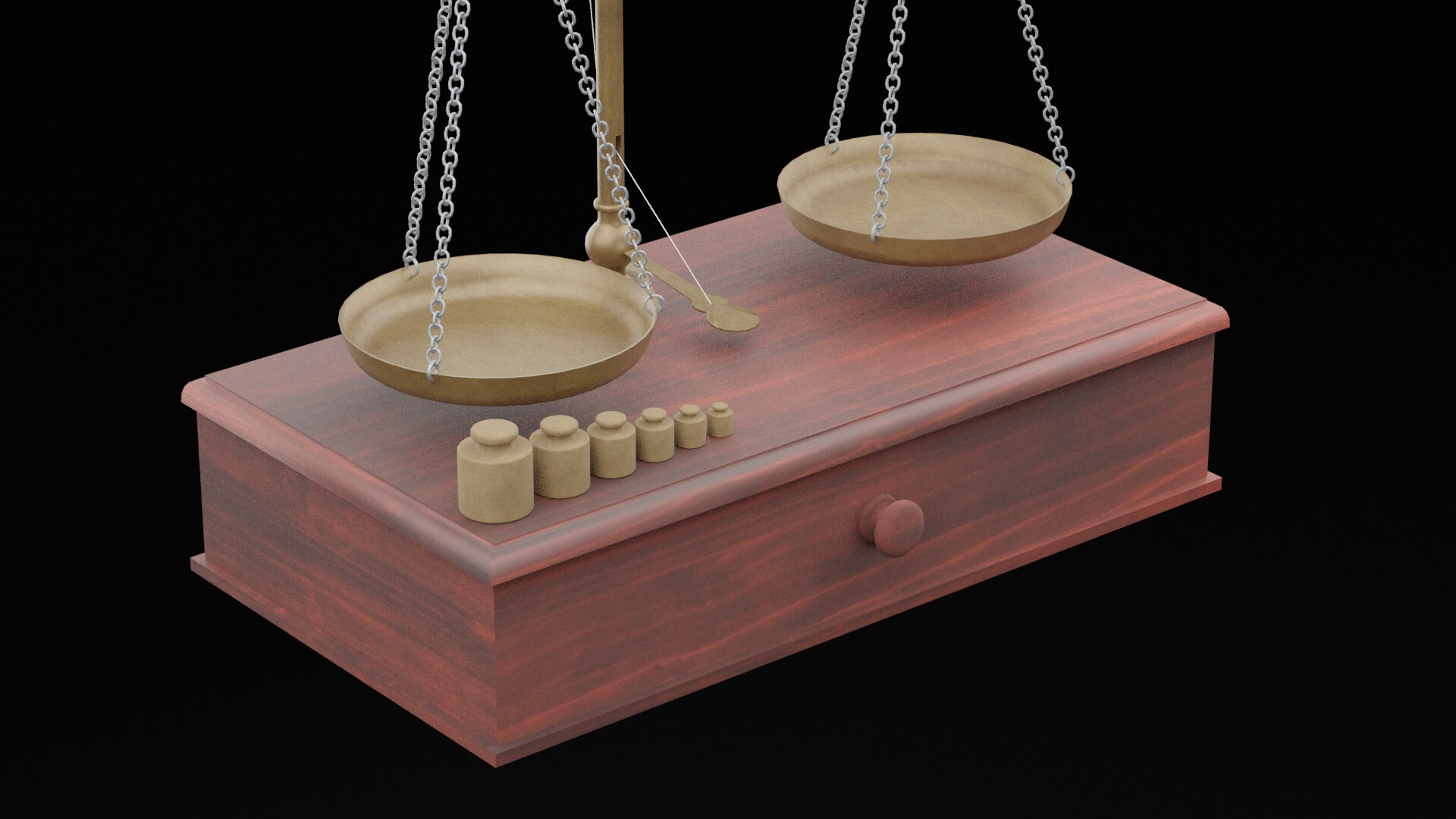 3d Antique Scales Antique Scale 3D Model By Firdz3d