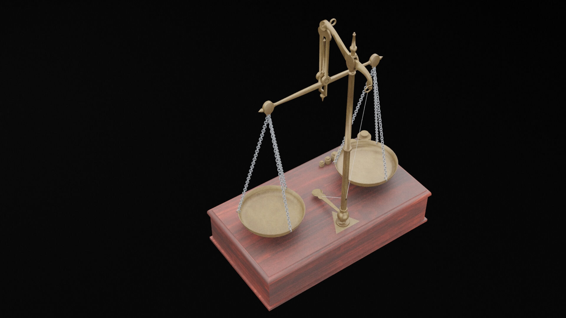 Antique Scales - 3D Model by thedazking