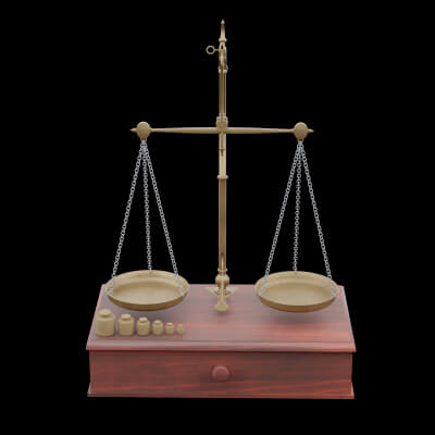 Antique Scales - 3D Model by thedazking