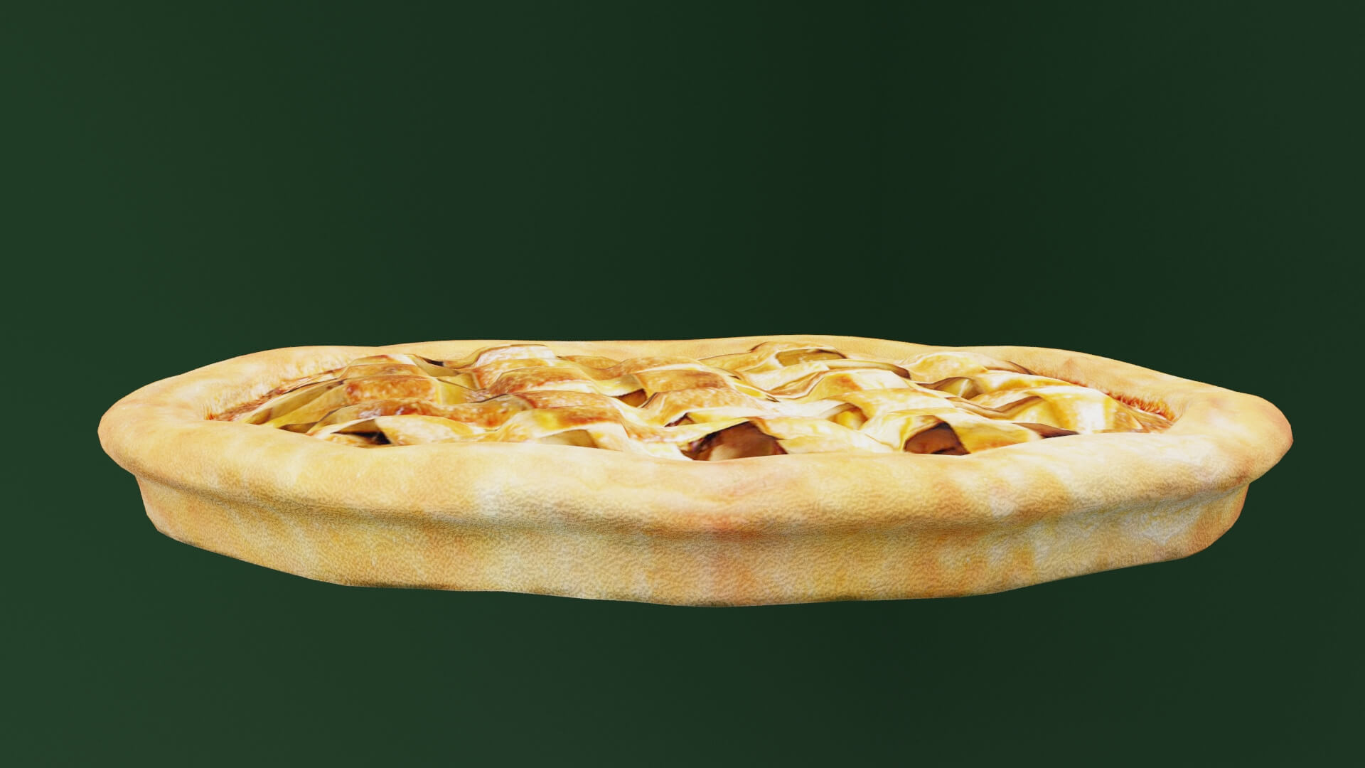 Apple Pie Dessert - 3D Model by thedazking