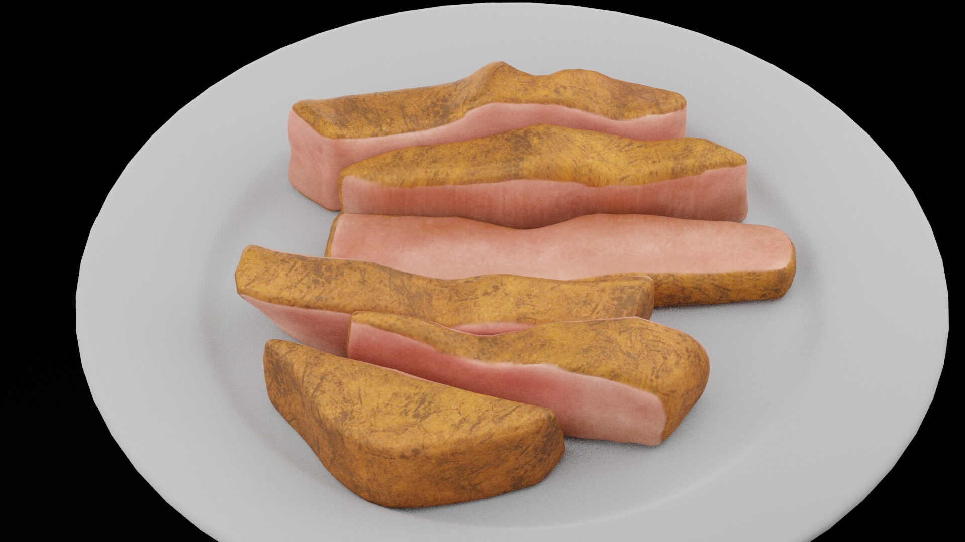 Bake Steak Plate - 3D Model by thedazking