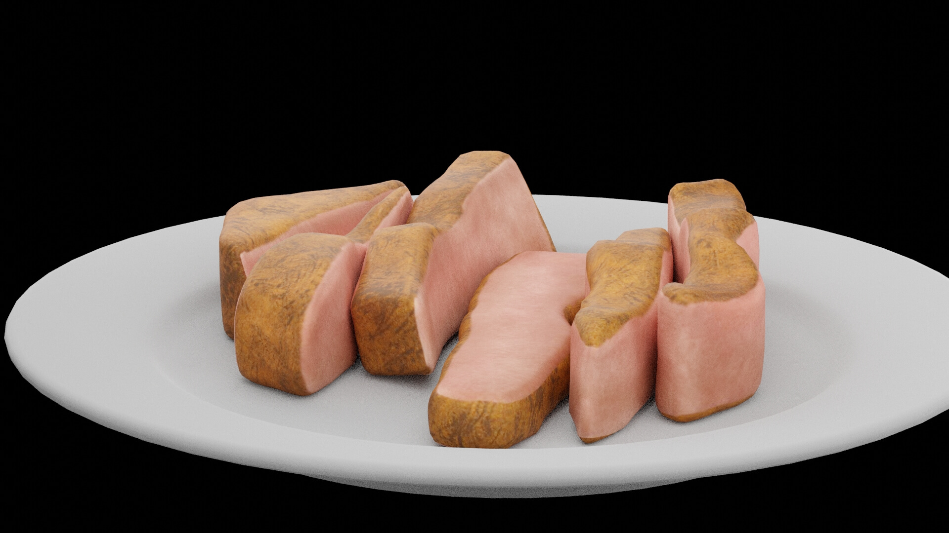 Bake Steak Plate - 3D Model by thedazking