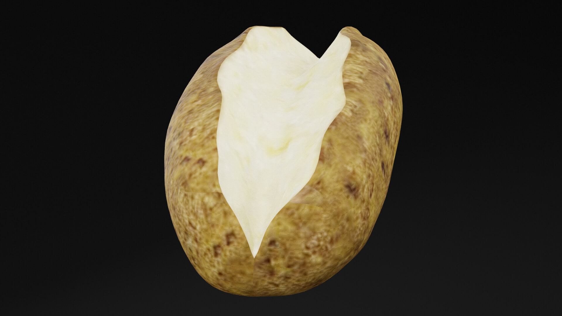 Baked Potato - 3D Model by thedazking
