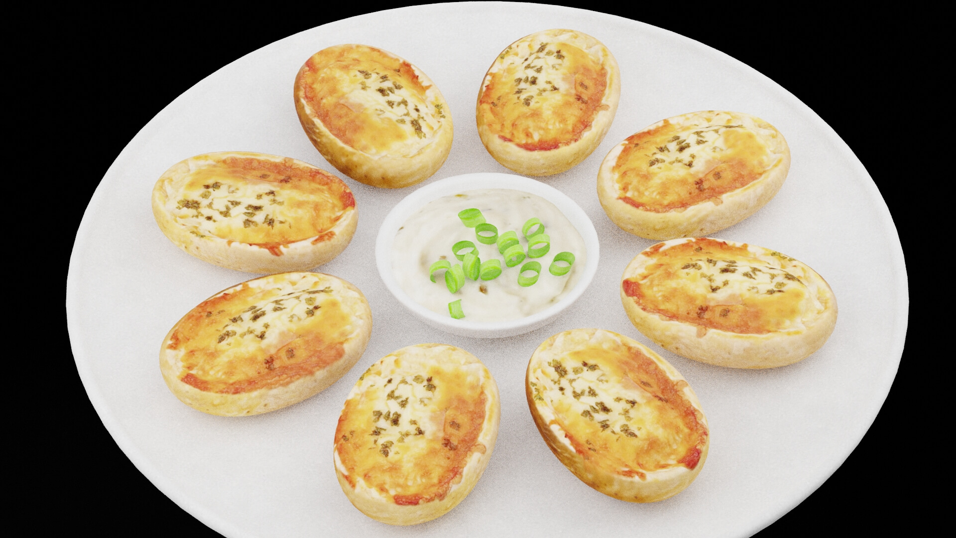 Baked Potatoes - 3D Model by thedazking