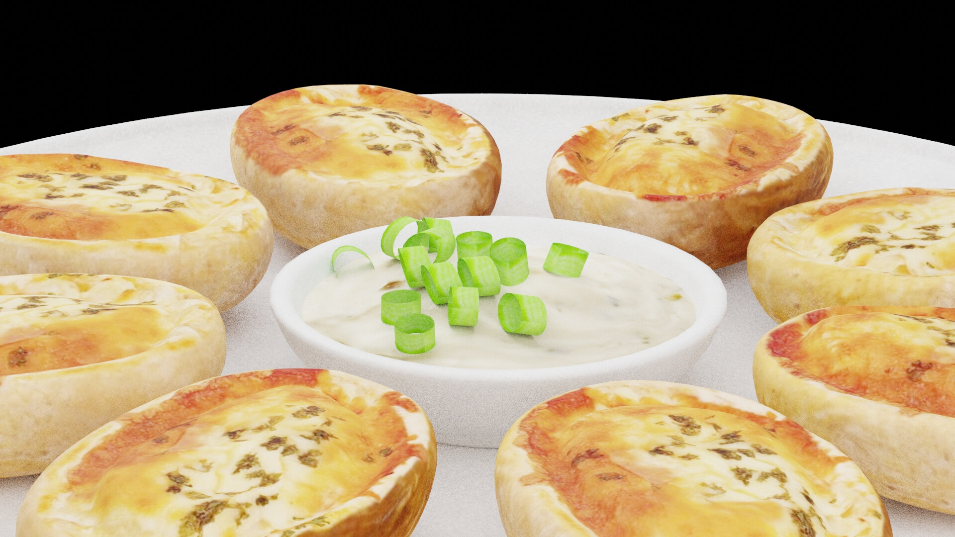 Baked Potatoes - 3D Model by thedazking