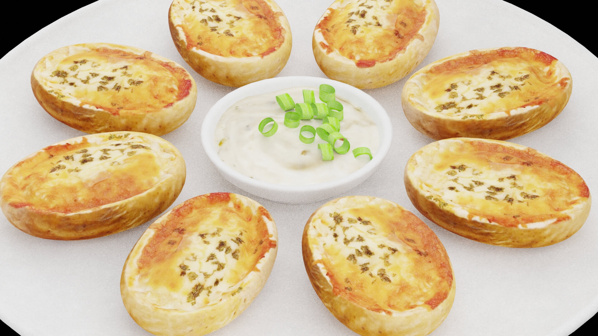 Baked Potatoes - 3D Model by thedazking