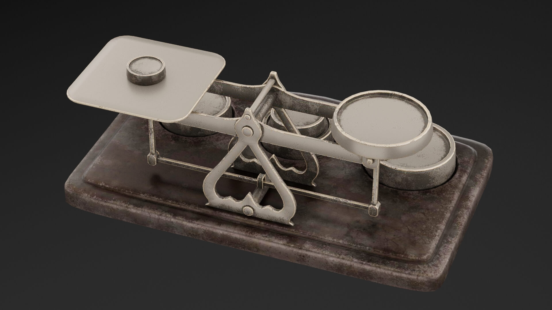 Balancing Scale - 3D Model by thedazking