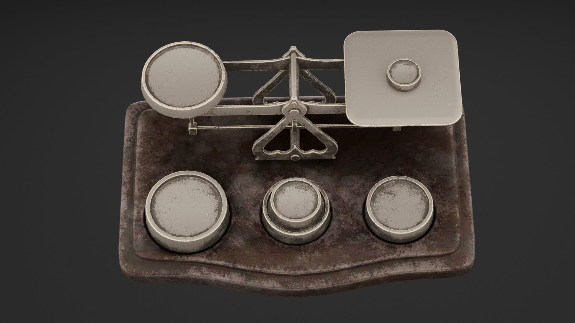 Balancing Scale - 3D Model by thedazking