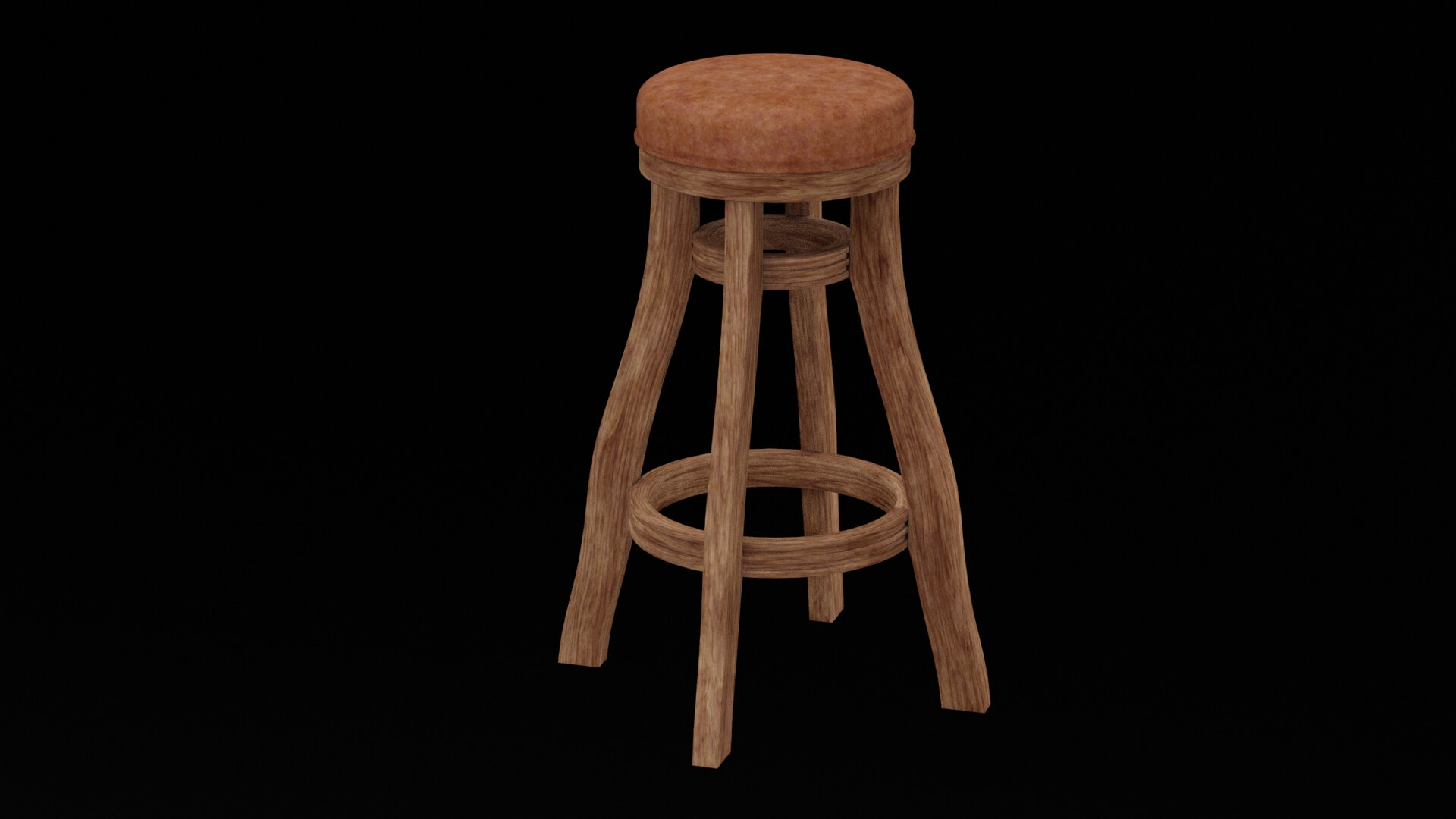 Bar Stool Chair - 3D Model by thedazking