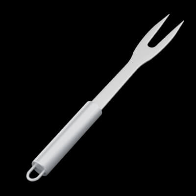 Barbecue Fork - 3D Model by thedazking