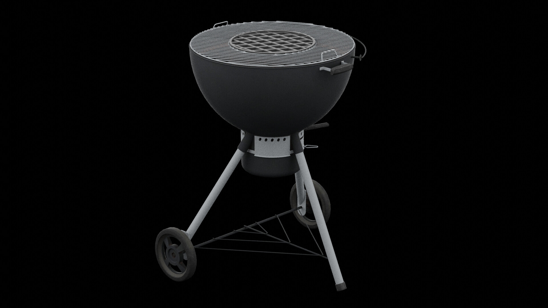 Barbecue Grill - 3D Model by thedazking