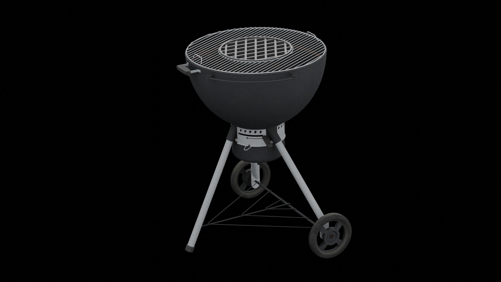 Barbecue Grill - 3D Model by thedazking