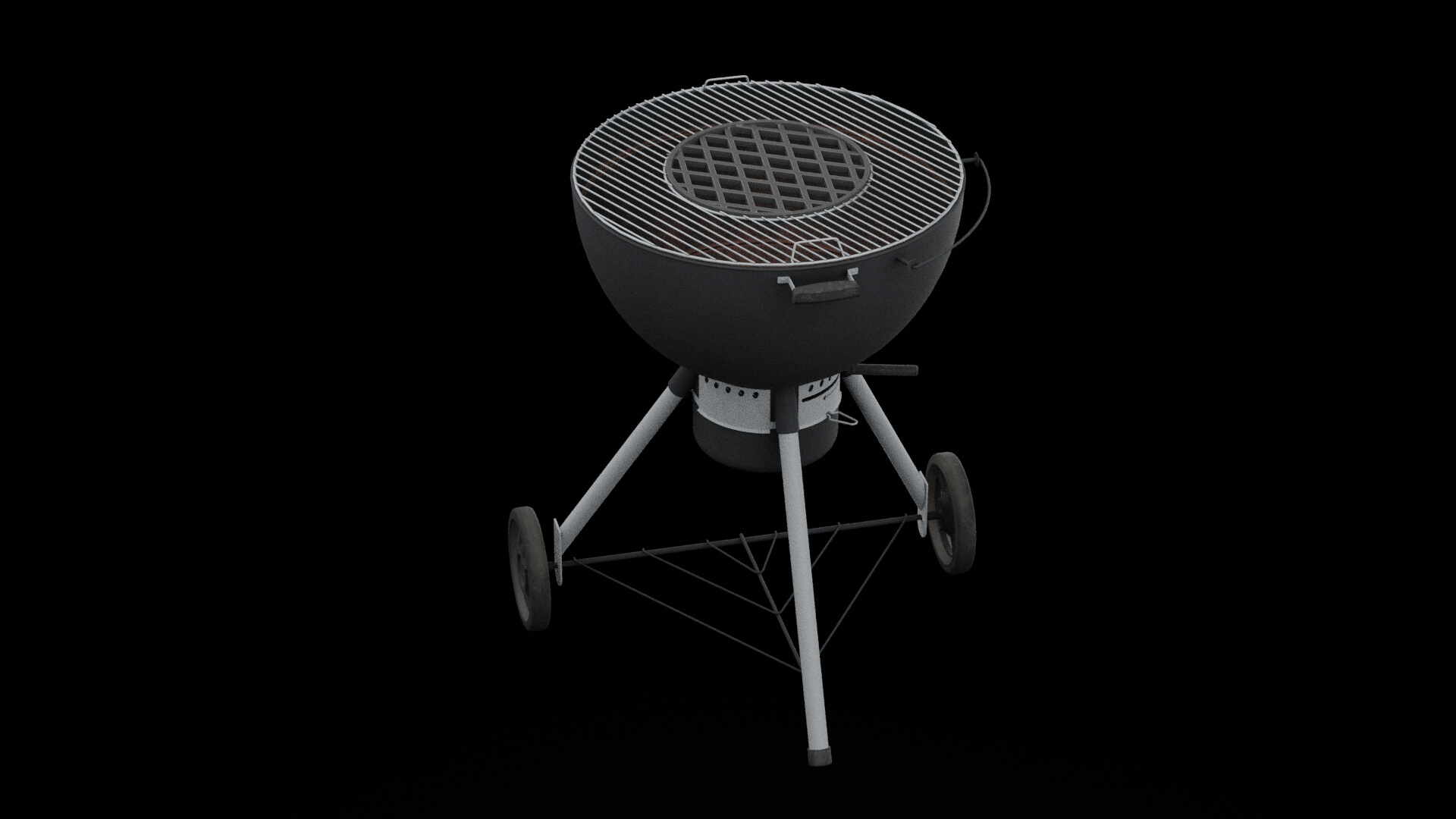 Barbecue Grill - 3D Model by thedazking