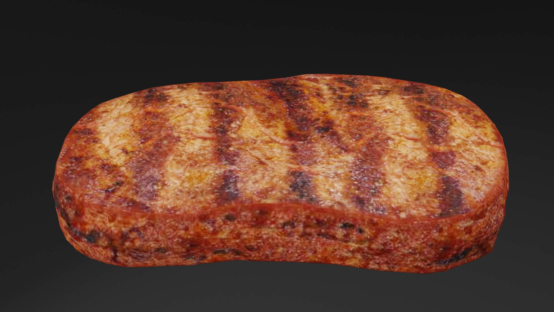 Beef Steak Food - 3D Model by thedazking