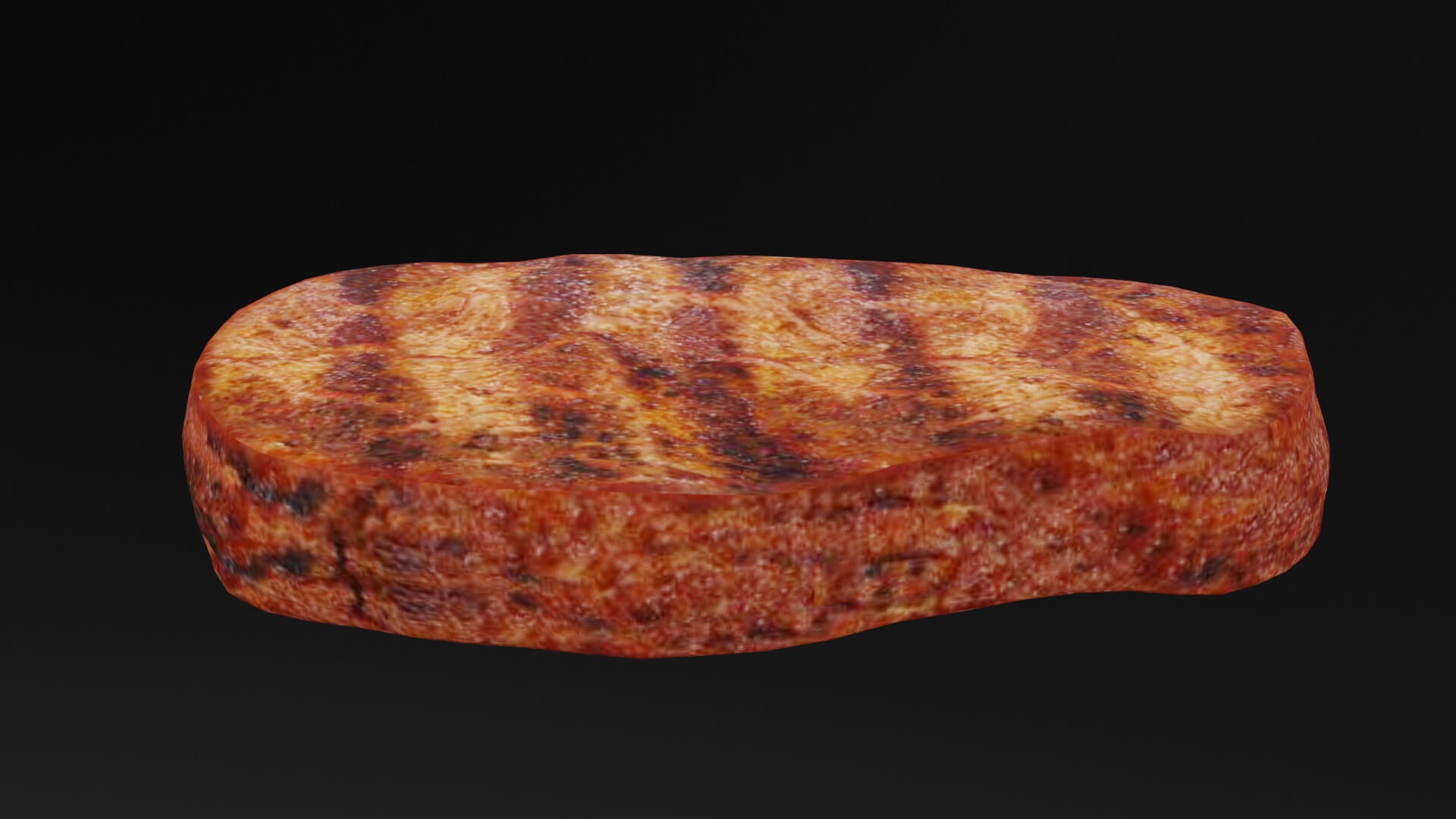 Beef Steak Food - 3D Model by thedazking