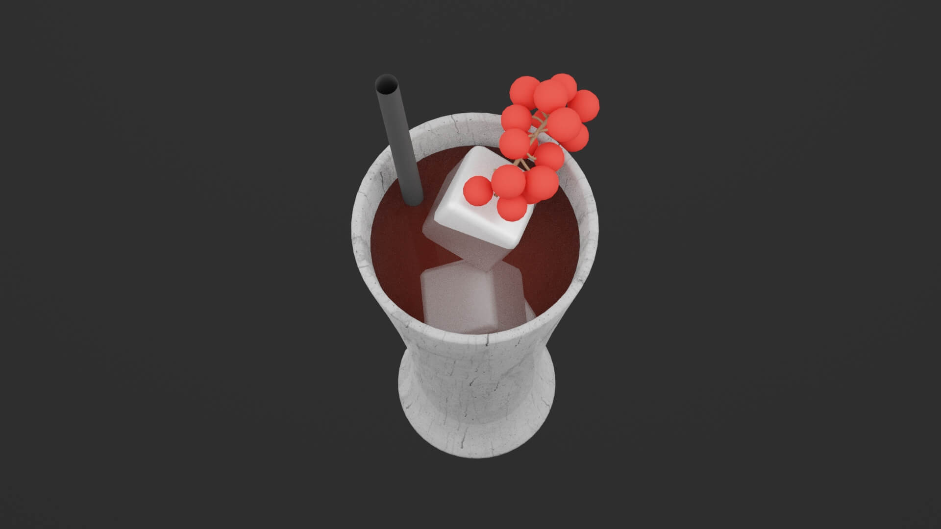 Berry Fizz Juice - 3D Model by thedazking