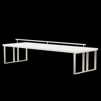 Big Dining Table - 3D Model by thedazking