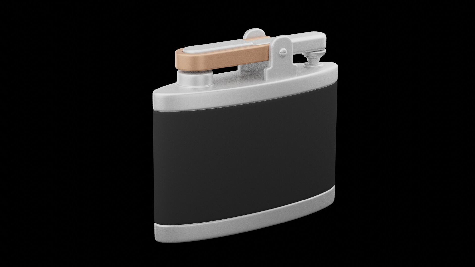 Black Lighter - 3D Model by thedazking