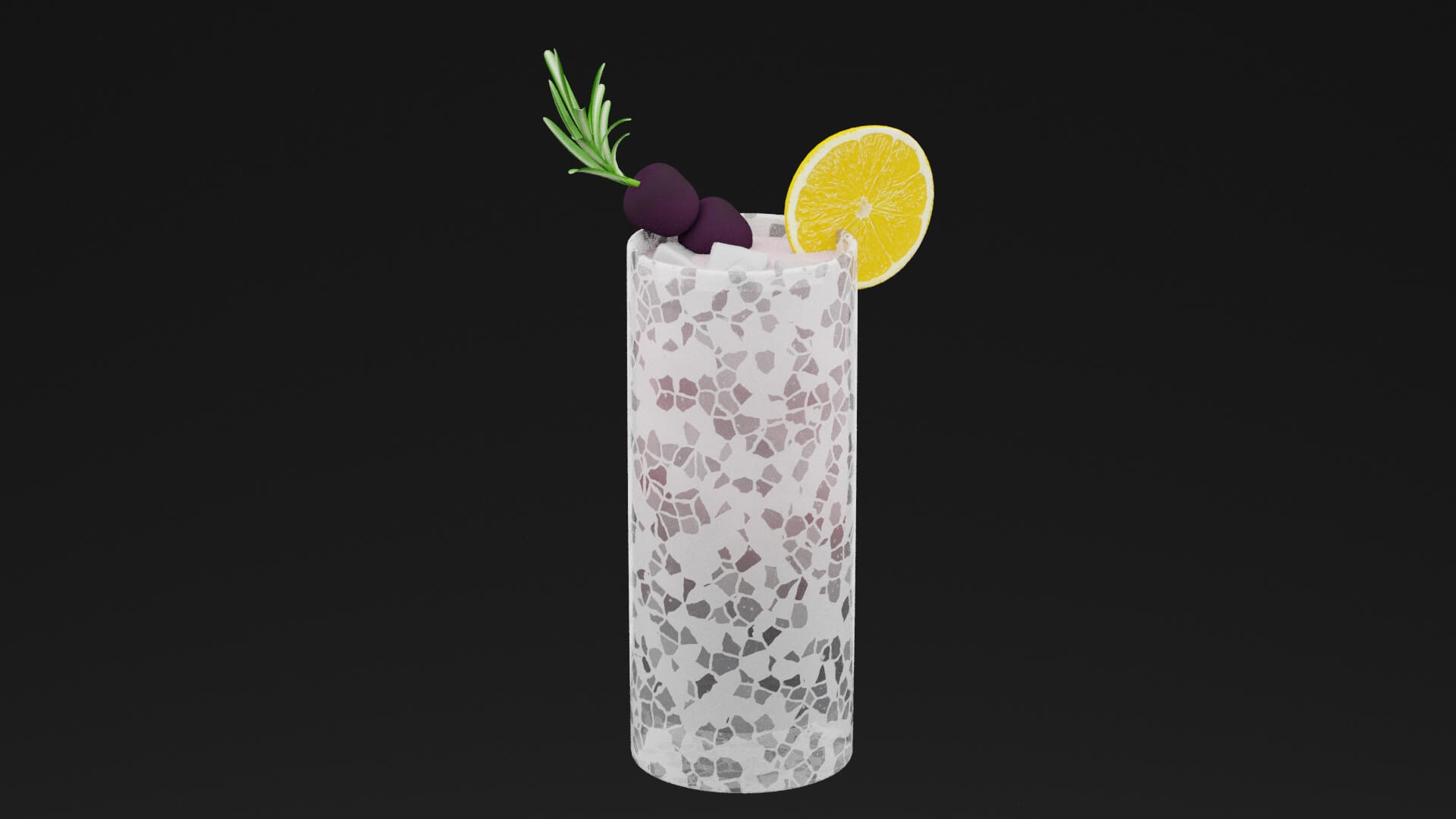 Blackberry Vodka - 3D Model by thedazking