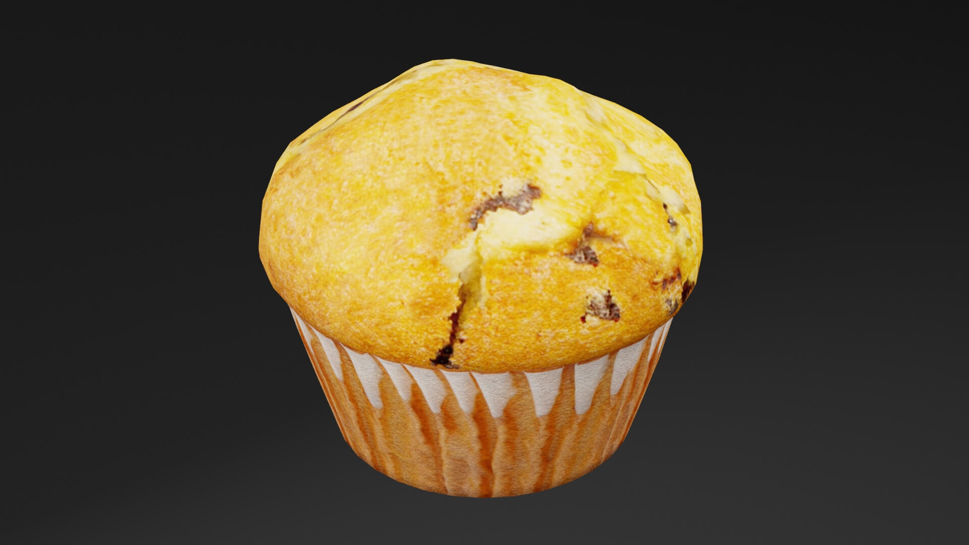 Blueberry Muffins - 3D Model by thedazking