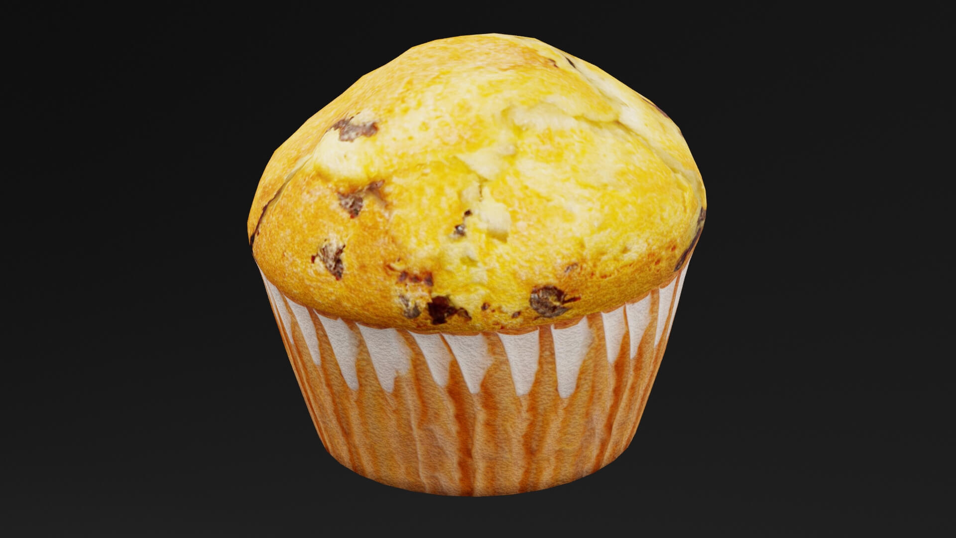 Blueberry Muffins - 3D Model by thedazking