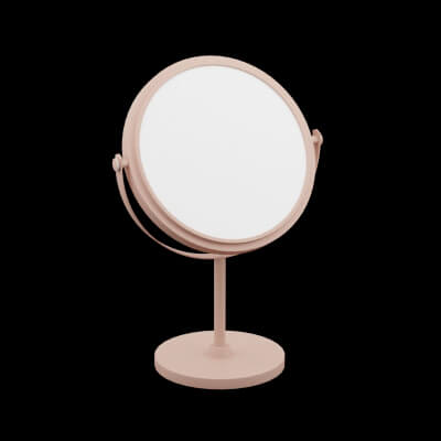 Bronze Face Mirror - 3D Model by thedazking