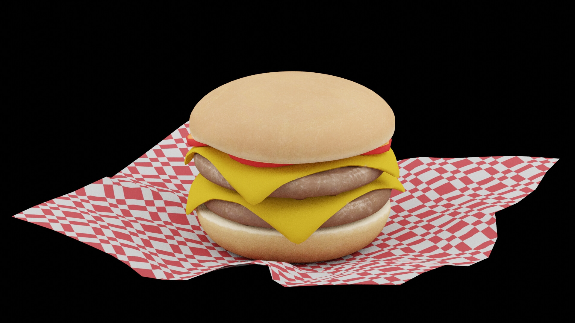 Burger Sandwich - 3D Model by thedazking