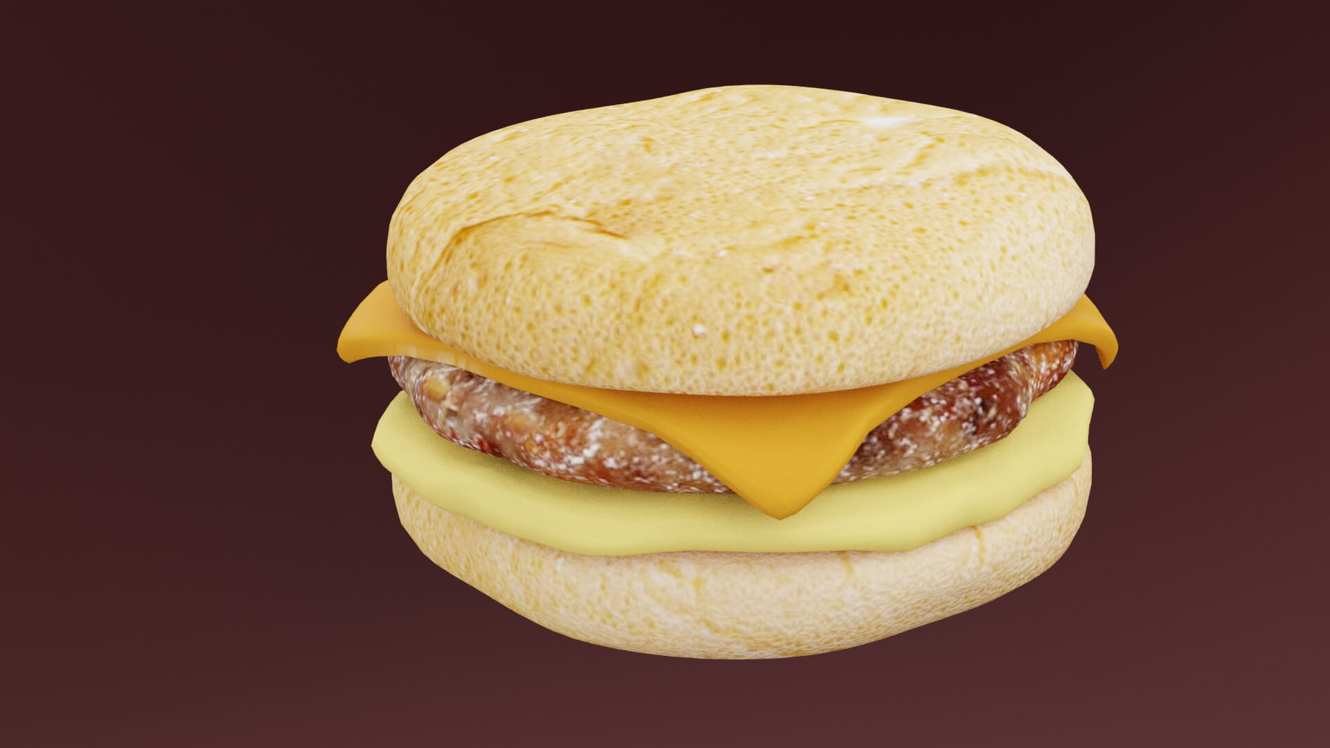 Burger Sandwich - 3D Model by thedazking