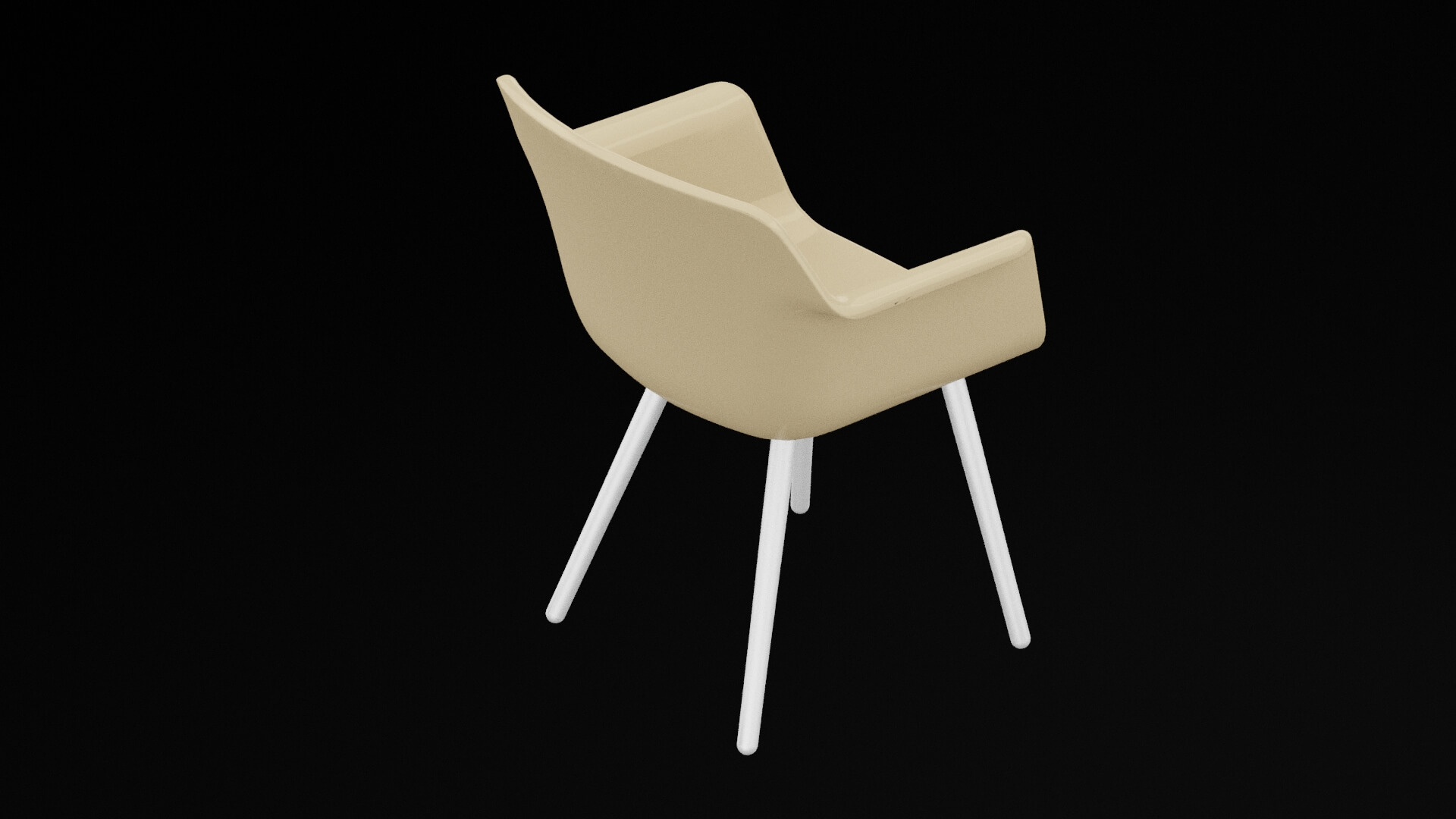 Plastic Chair - 3D Model by thedazking